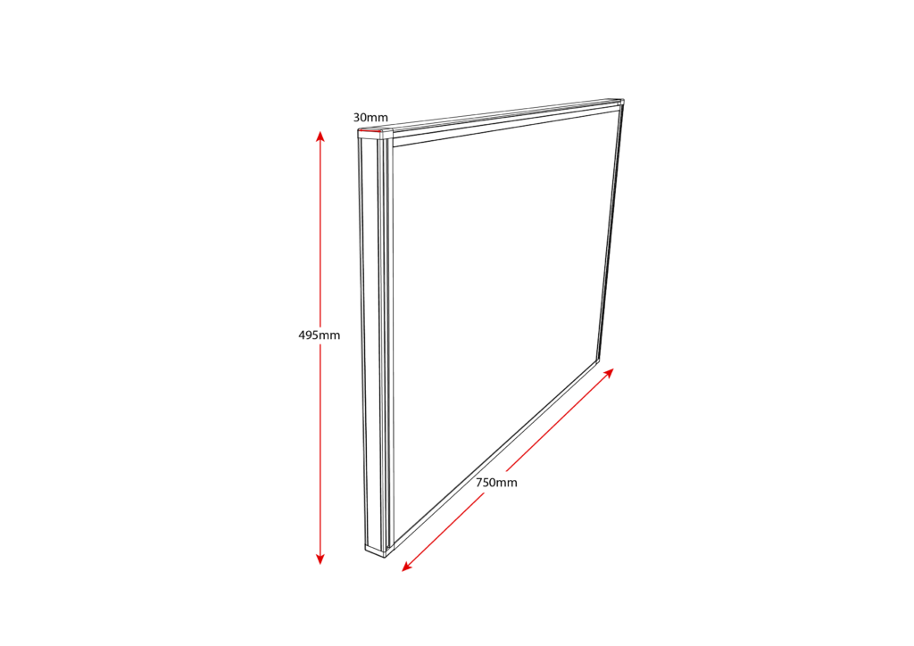 FX Shush+ Deskmount Privacy Screen | Image Business Furniture