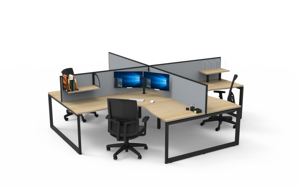 FX Shush+ Deskmount Privacy Screen | Image Business Furniture